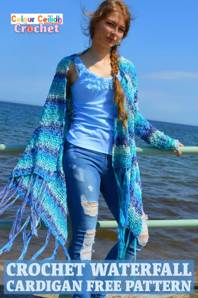 Crochet Waterfall Cardigan Free Pattern » Colour Ceilidh Crochet