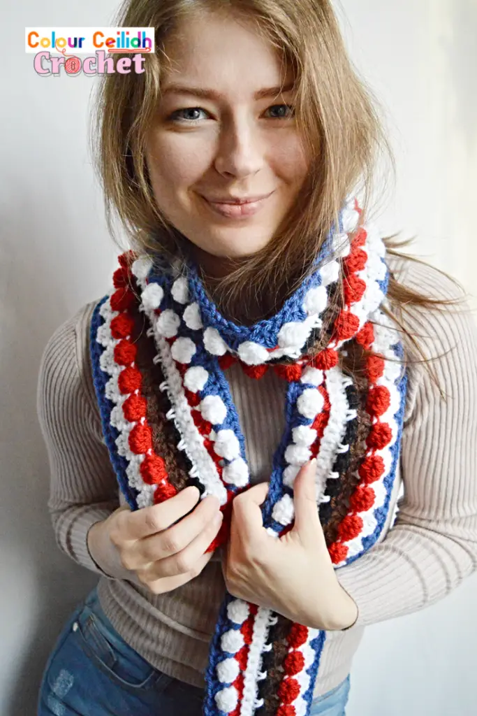 Crochet Cool Santa Reindeer Scarf » Colour Ceilidh Crochet