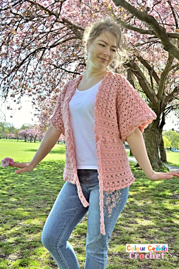 Crochet Lace Kimono Cardigan - Free Pattern » Colour Ceilidh Crochet