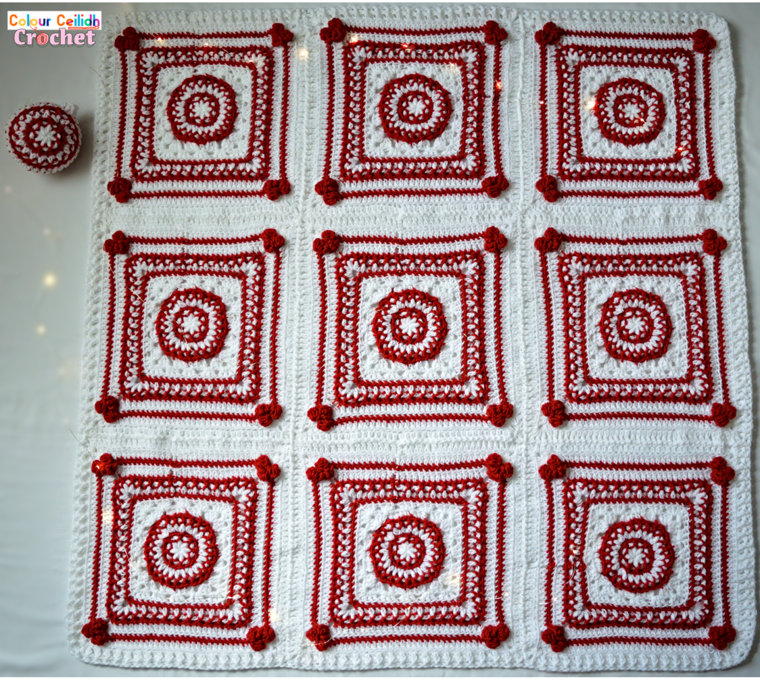 Christmas Scandinavian Heart Crochet Blanket Pattern » Colour Ceilidh ...